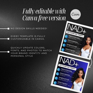NAD+ Instagram Post, Nad+ Therapy Social Templates, Nad Flyers, IV ...