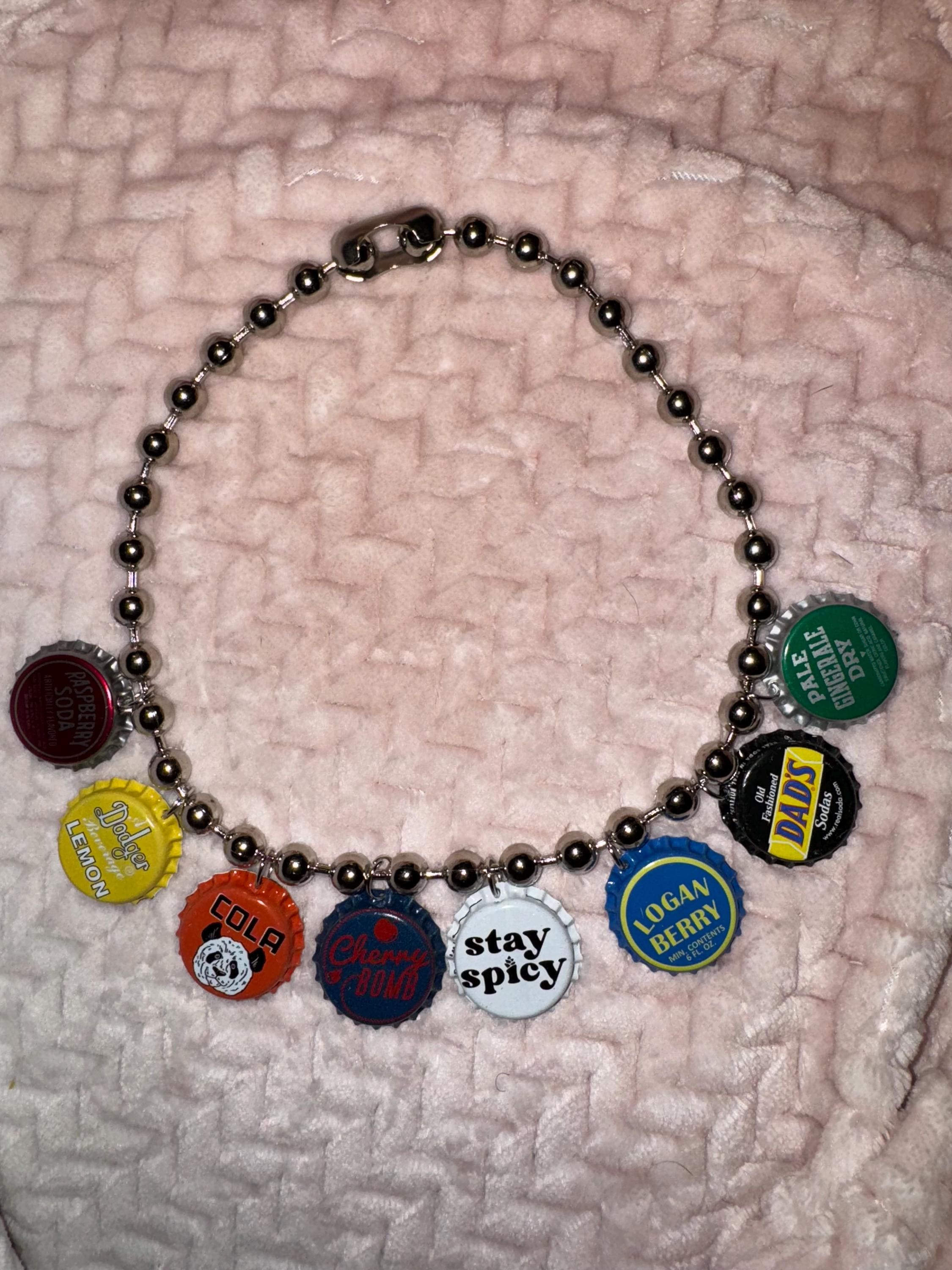 Bottle Cap Bracelet - Etsy