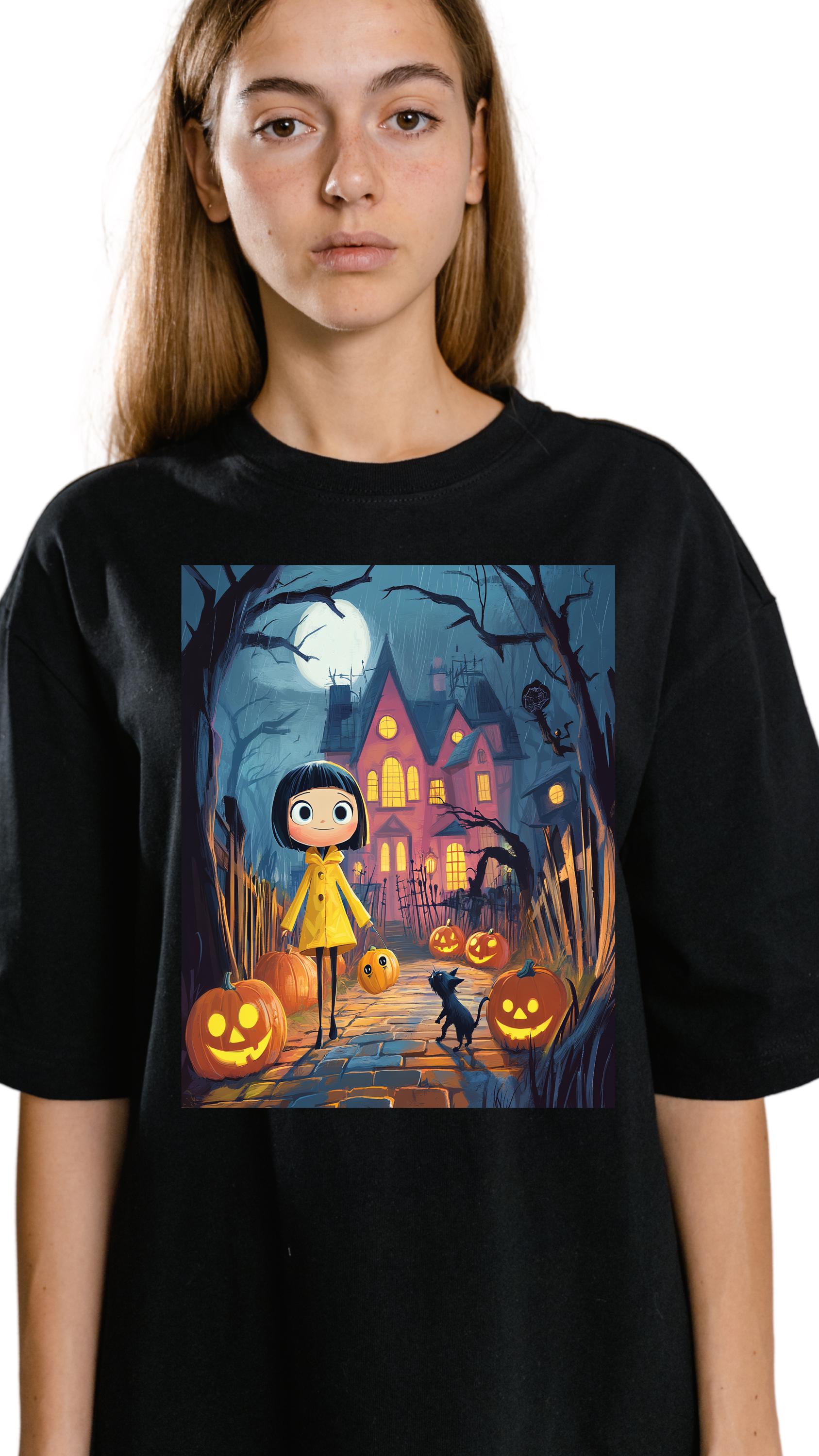 Coraline-inspired Halloween Digital Design Spooky Season PNG Halloween ...