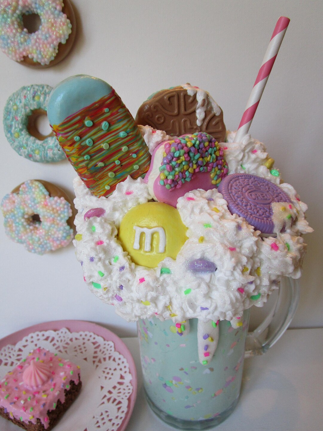 Extreme Candyland Milkshake, Fake Bake Decor, Tiered Trays, - Etsy