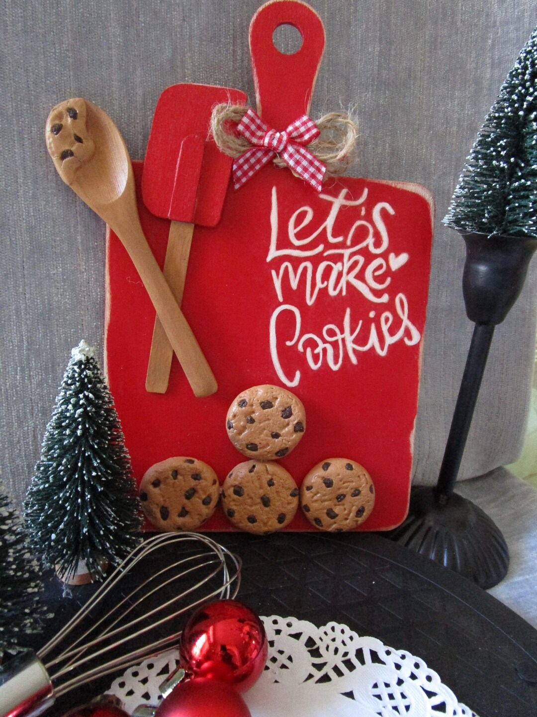 Baking Board, Let's Bake Cookies, Fake Bake Decor, Tiered Trays ...