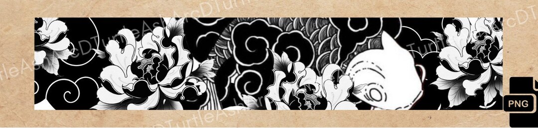 Japanese Arm Band and Leg Tattoo Design - Etsy