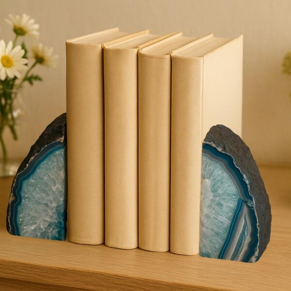 Geode Bookends - Etsy