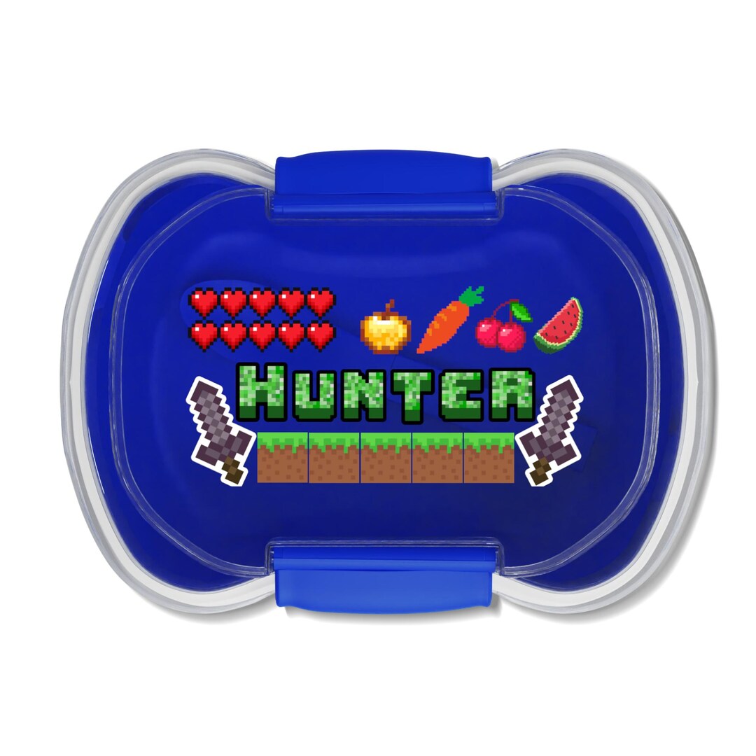 Minecraft Themed Bento Box Custom Two-tier Lunch Box for Kids - Etsy