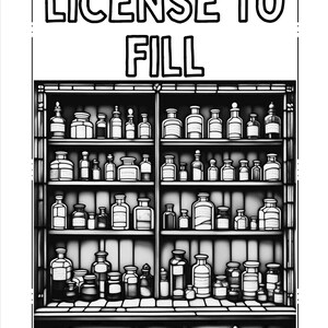 Printable Pharmacy Coloring Pages - Etsy