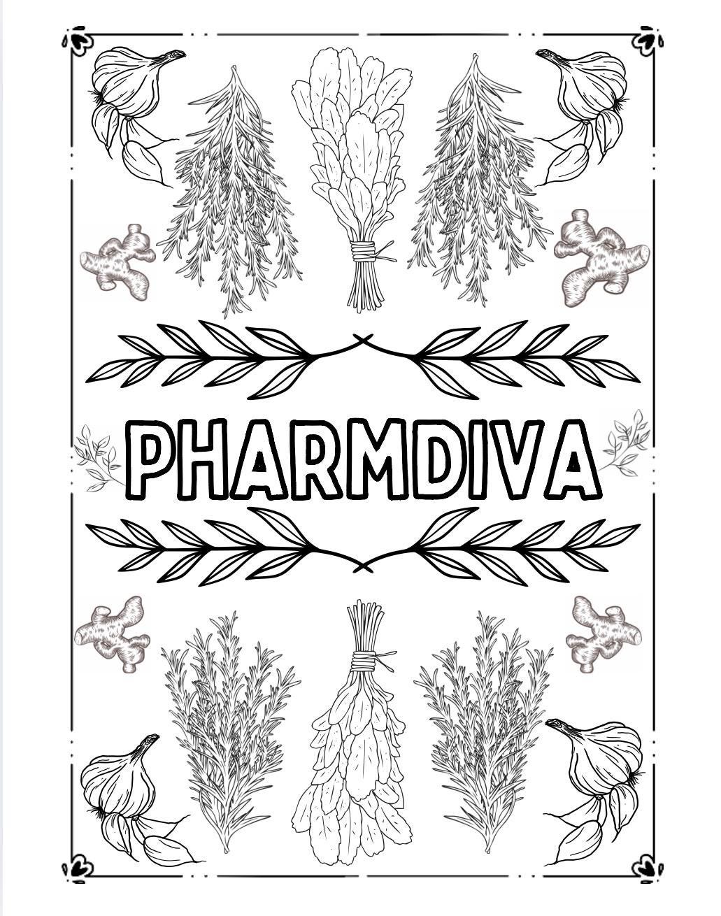 Printable Pharmacy Coloring Pages - Etsy