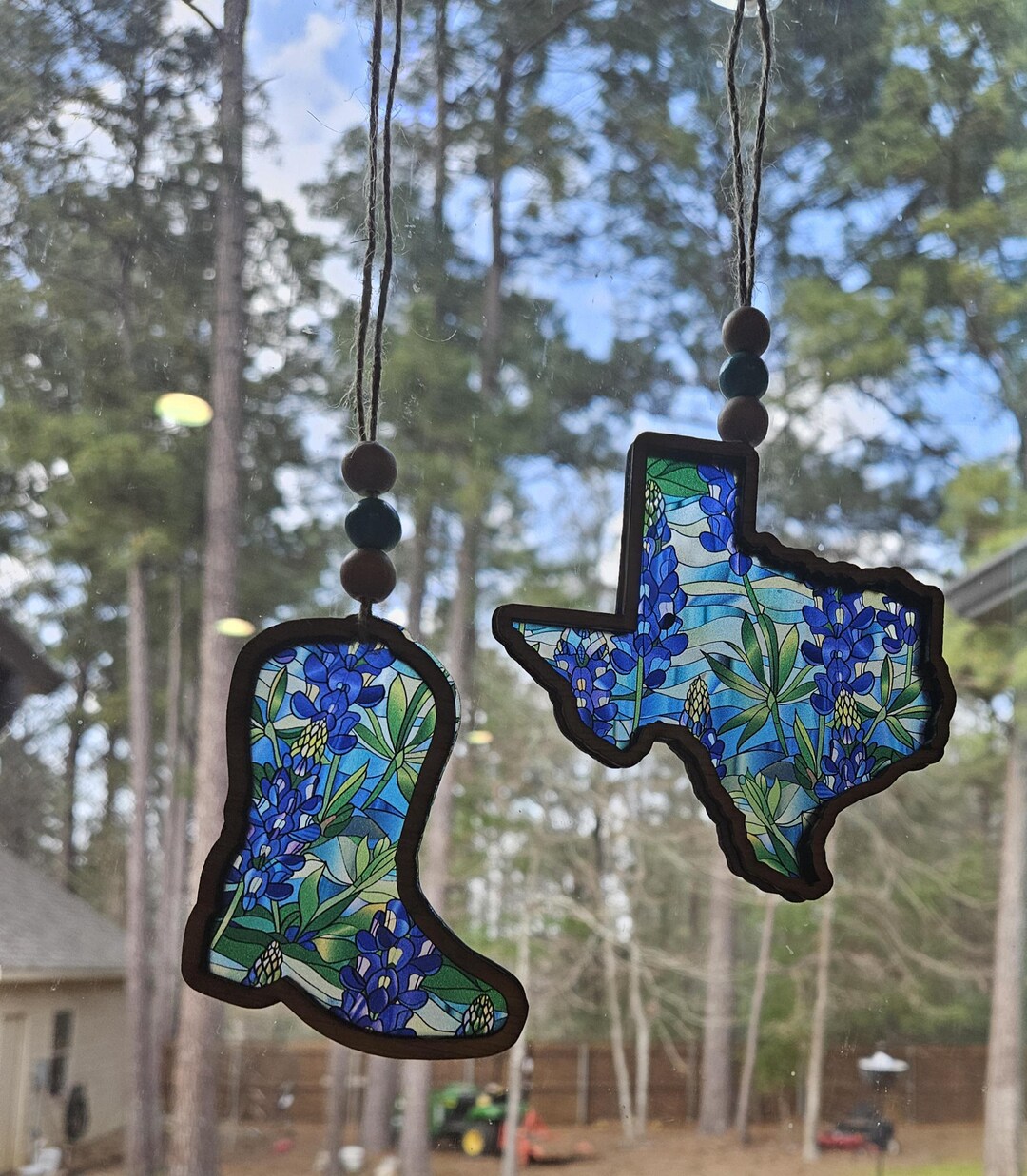 Texas Bluebonnet Suncatcher: State Souvenir - Etsy