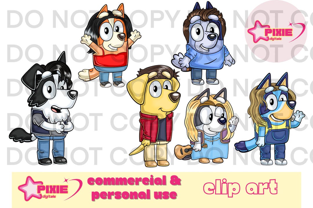 Dudes Clip Art Pack HAND DRAWN PNG - Etsy