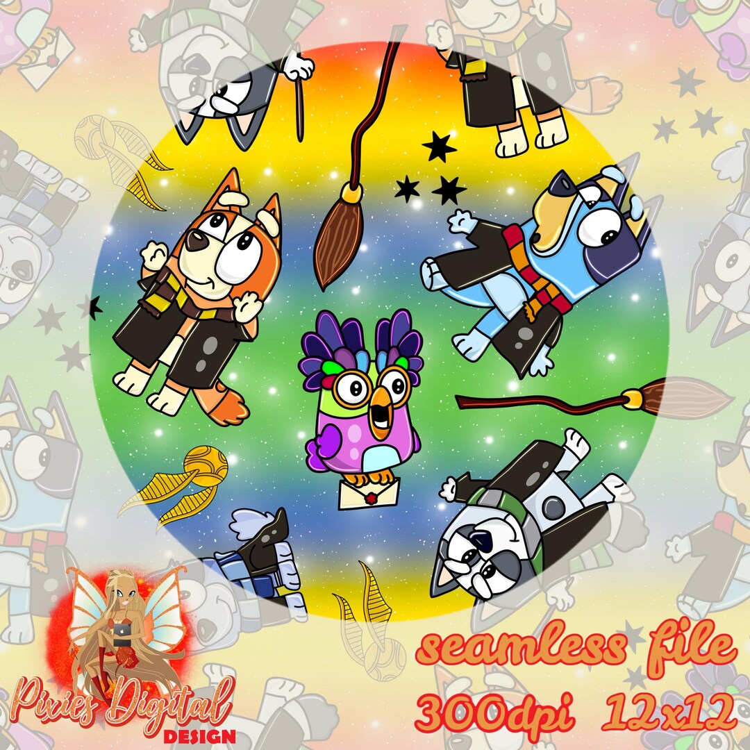 Hp Pups Seamless File - Etsy