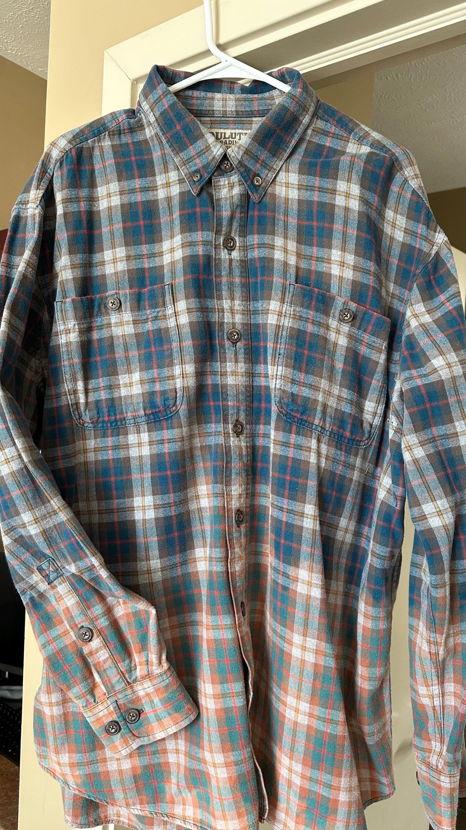 Footloose Upcycled Flannel Shirt And/or Lightweight Jacket. Men’s XL - Etsy