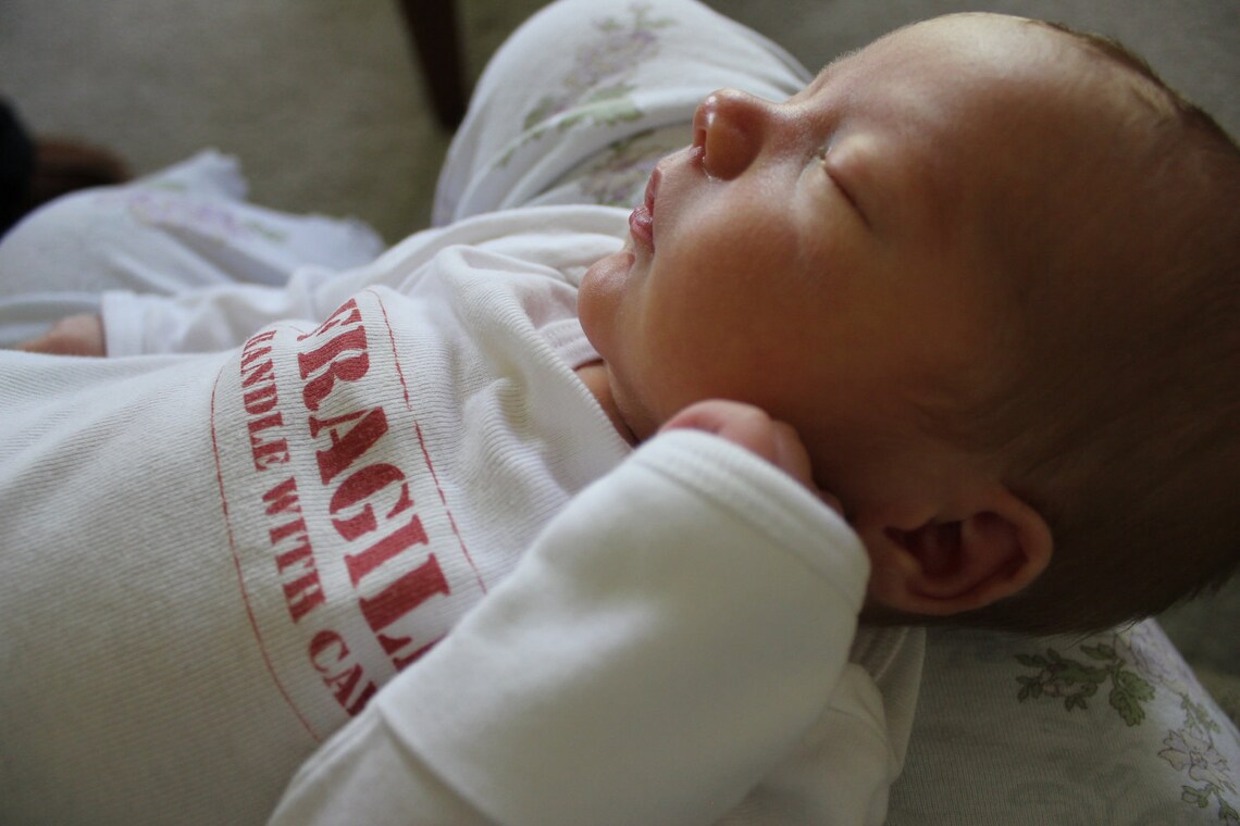 Fragile Handle With Care Baby Bodysuit sizes Preemie to 24 | Etsy