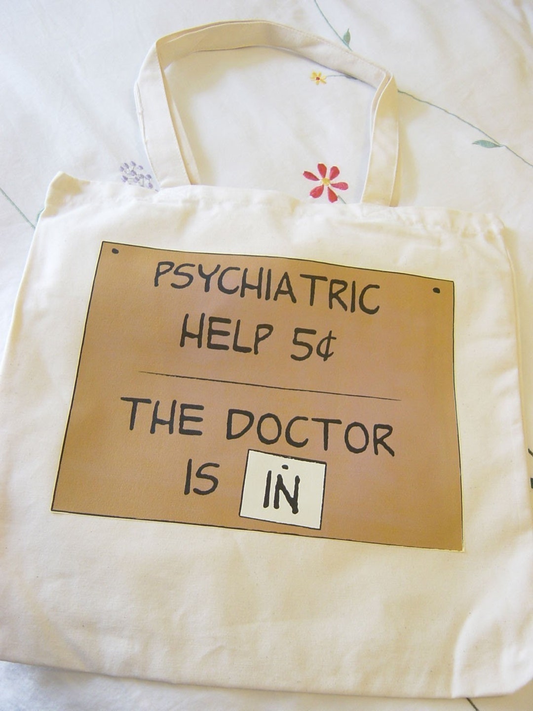Psychiatric Help 5 Cents Tote Bag - Etsy