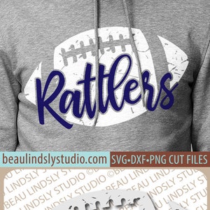Rattlers Football SVG File, Grunge Rattler SVG, DIY Football Mom Shirt ...
