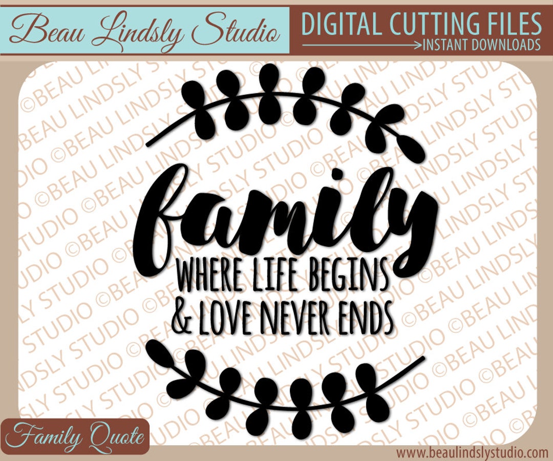 Family SVG Quote About Family Love Svg Love My Family Svg - Etsy Canada