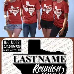 Texas Family Reunion SVG Cutting File, Texas SVG, Family Reunion T ...