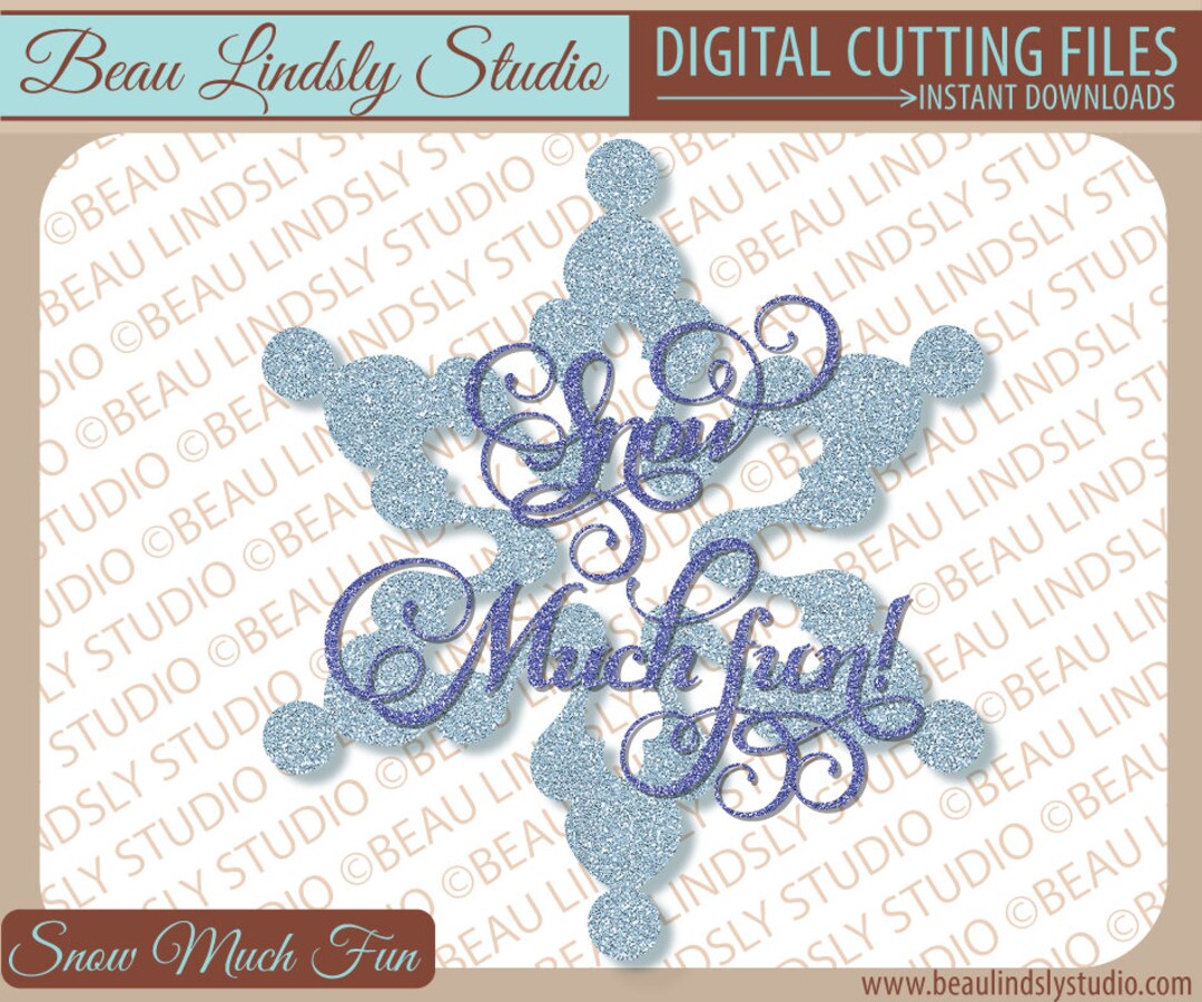 Winter SVG Cutting File, Snowflake SVG for Silhouette Pattern, SVG for ...