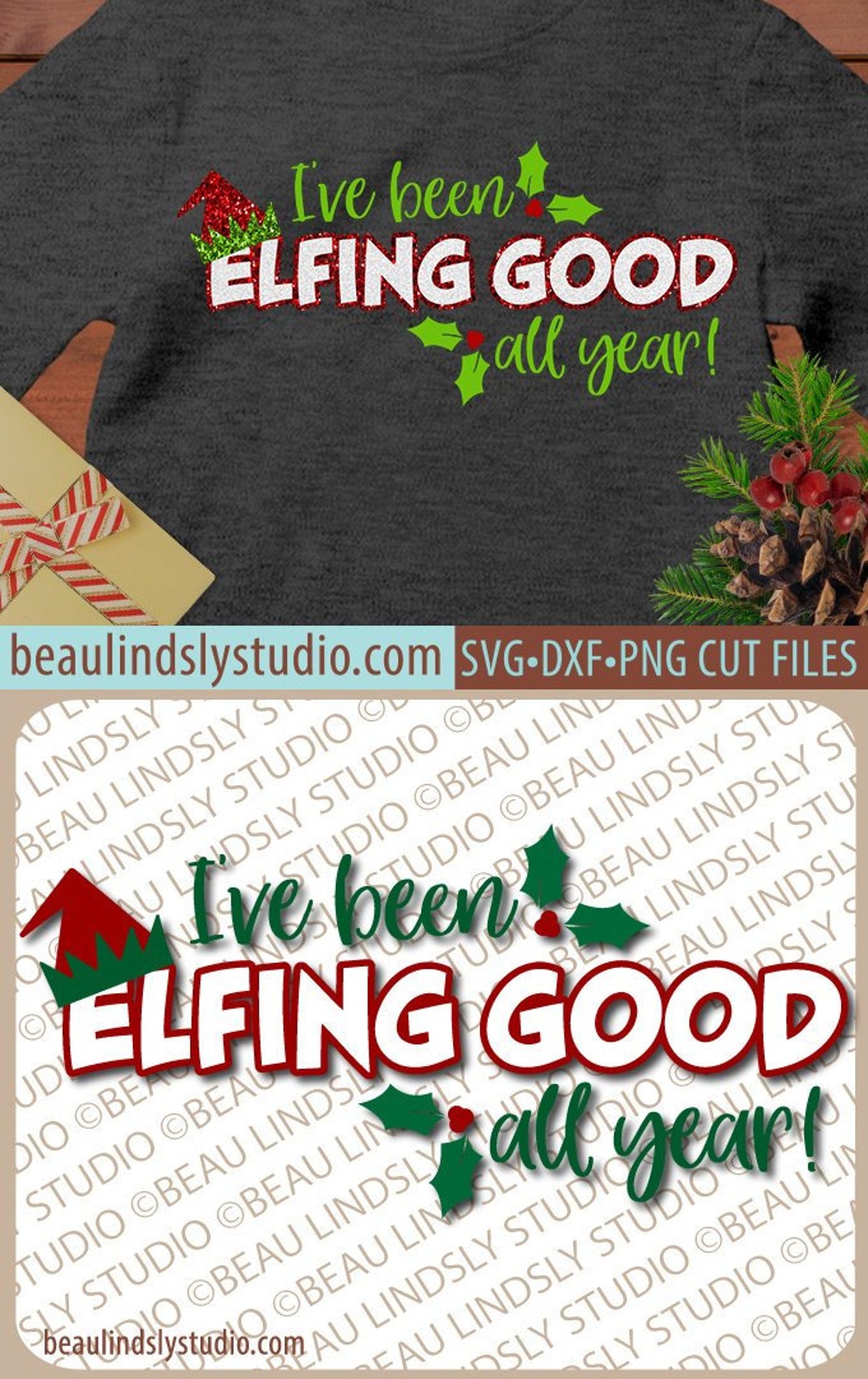 Funny Christmas Elf SVG, Funny Christmas Quote SVG, Christmas SVG File ...