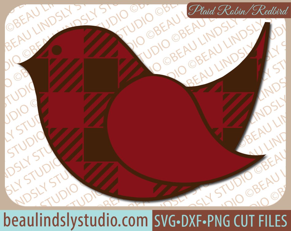 Cute Red Bird SVG Christmas SVG Christmas Clip Art Buffalo | Etsy