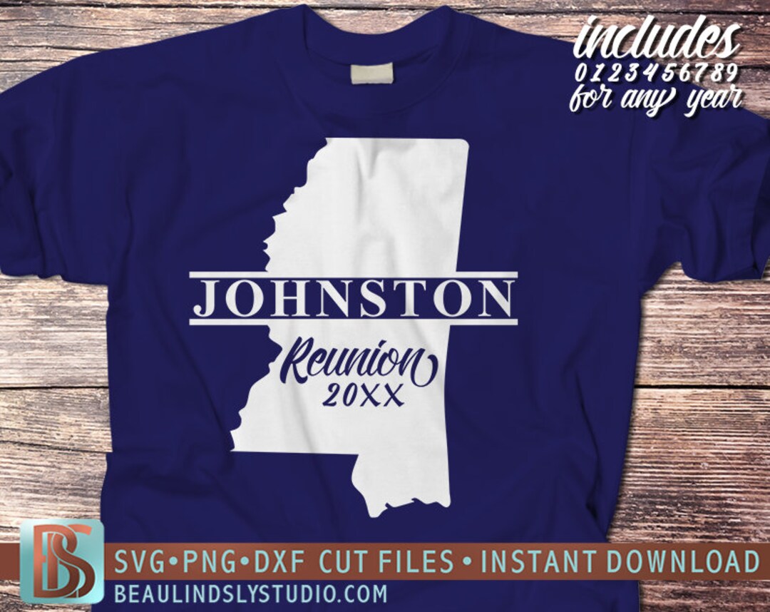 Mississippi Family Reunion SVG, Mississippi SVG Cutting File, Family ...