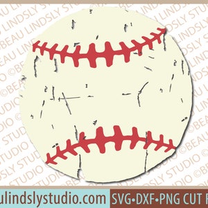 Baseball SVG File, Grunge Baseball SVG, Distressed Baseball SVG File ...