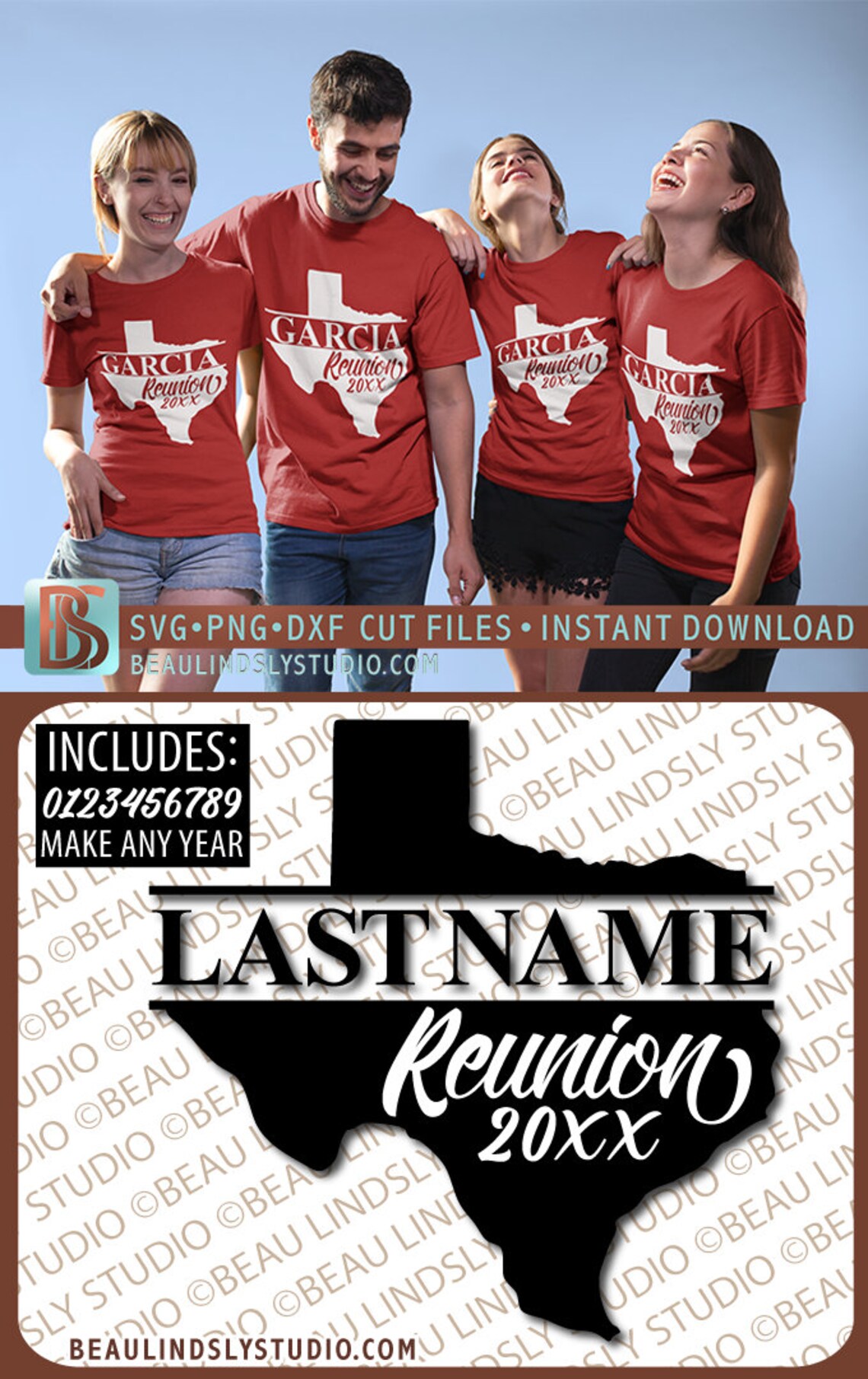 Custom Texas Family Reunion SVG Cutting File, Texas SVG, Family Reunion ...