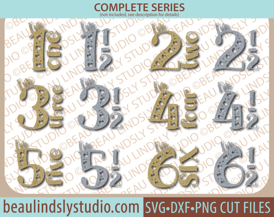 I'm Five SVG File Im Five And A Half SVG 5th Birthday - Etsy España