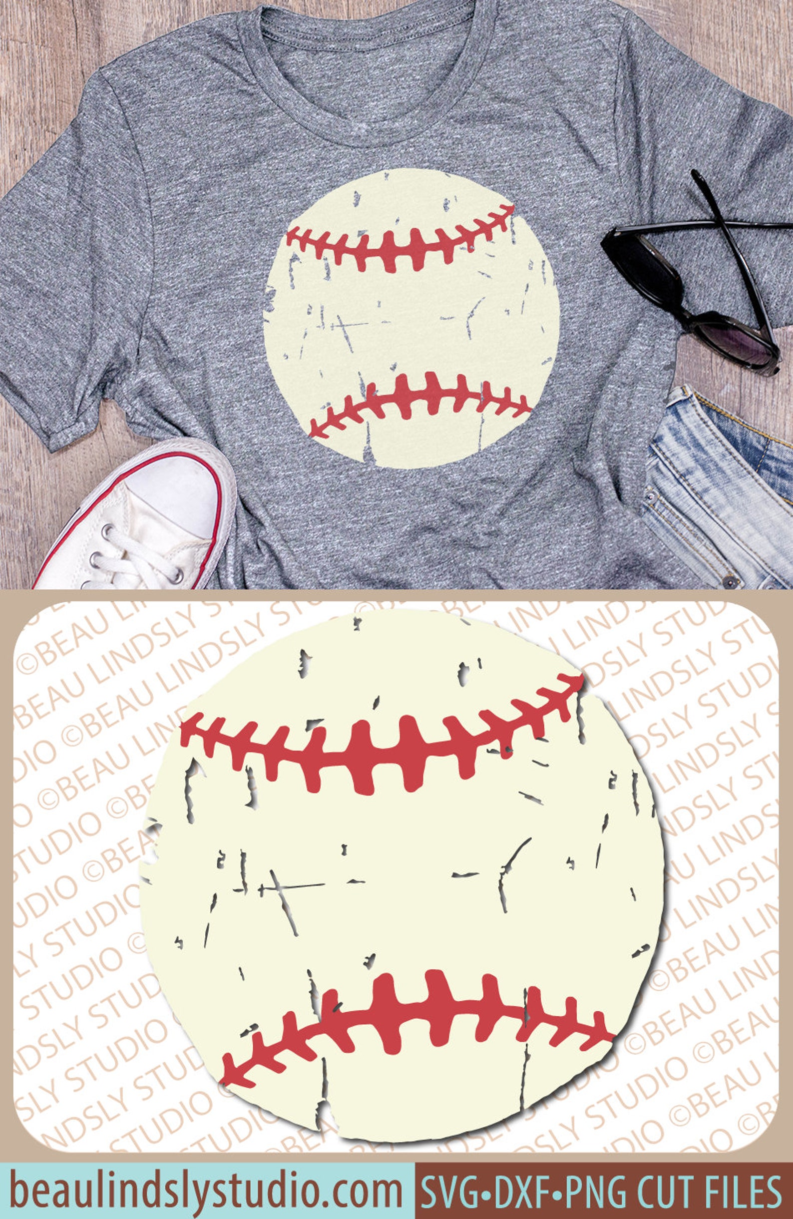 Baseball SVG File Grunge Baseball SVG Distressed Baseball - Etsy