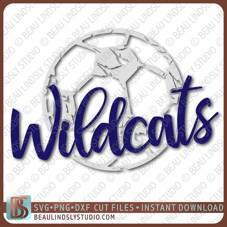Wildcats Soccer SVG File, Grunge Wildcat SVG, DIY Soccer Mom Shirt ...