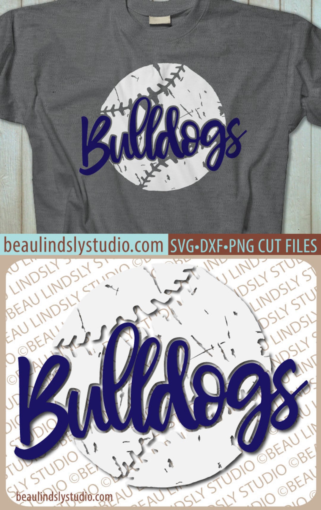 Bulldogs Retro Baseball SVG, Bulldogs Softball SVG, Little League ...