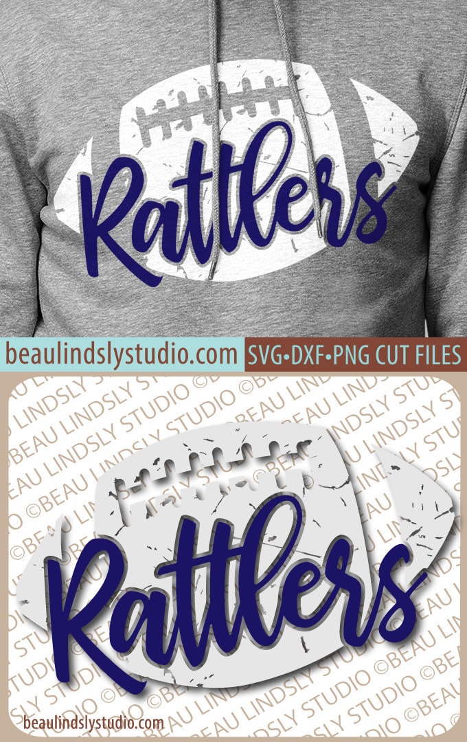 Rattlers Football SVG File Grunge Rattler SVG DIY Football - Etsy