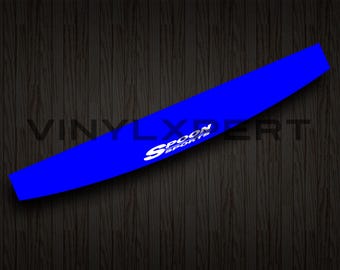 Spoon Windshield Banner Vinyl Decal Oil Racing Track Jdm Japan Honda ...