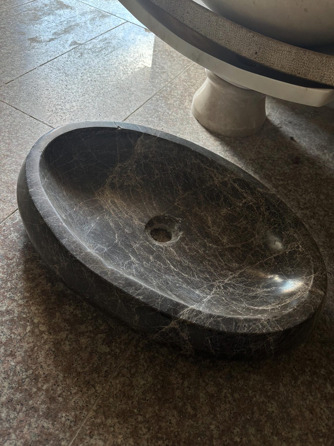 Elliptical Marble Sink, Ova Marble Kitchen Sink, Bathroom Sink, Special ...