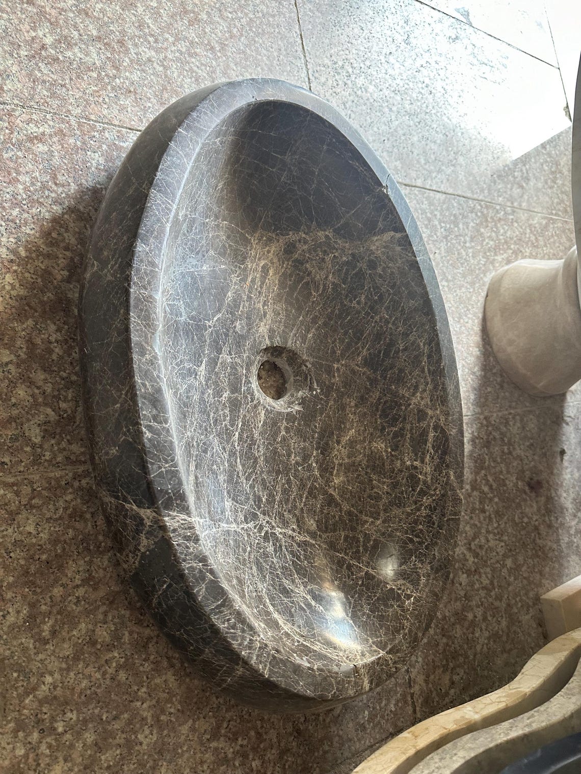 Elliptical Marble Sink, Ova Marble Kitchen Sink, Bathroom Sink, Special ...
