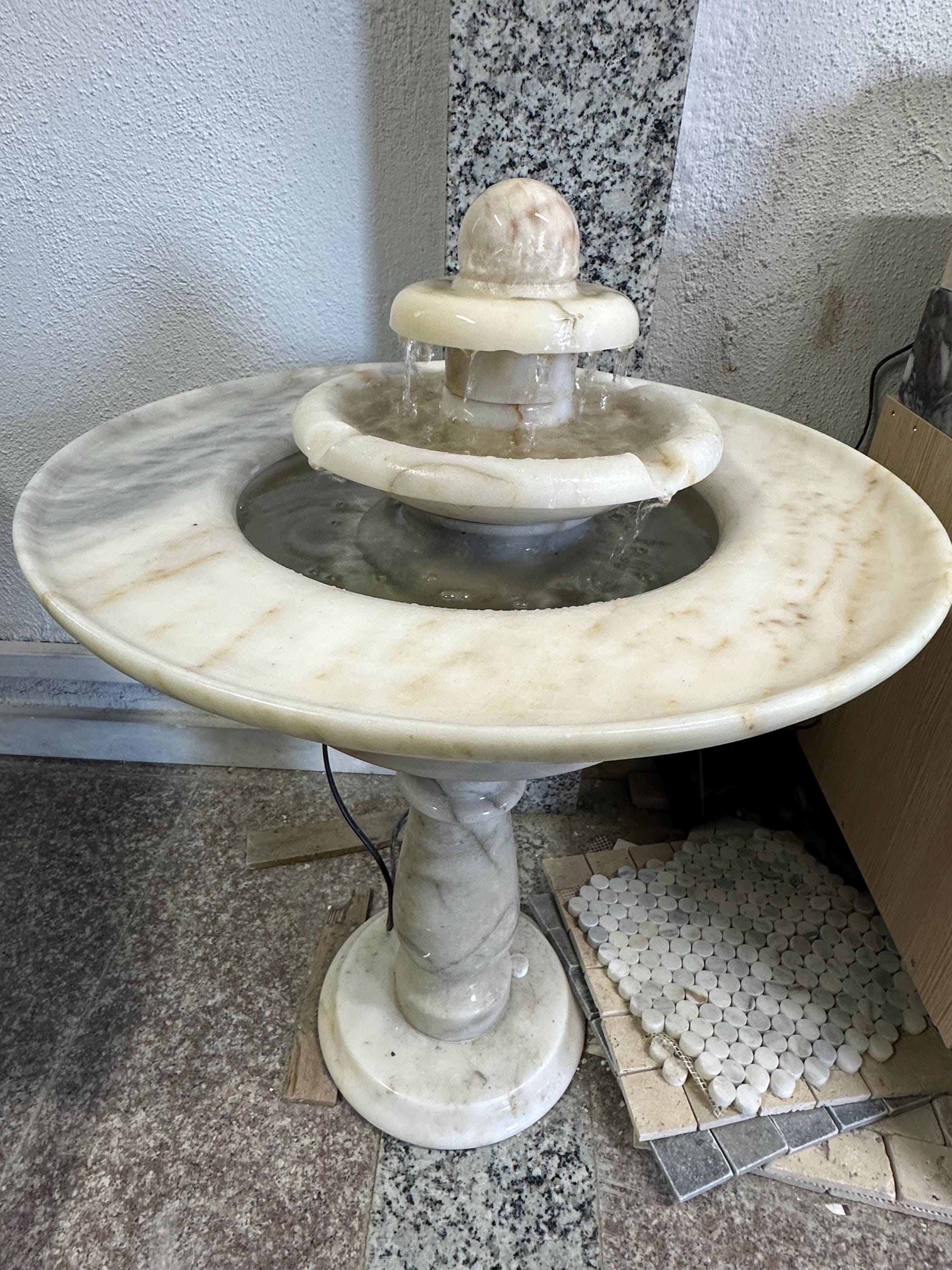 Luxury Marble Fountain, Relaxing Water Feature for Spa and Home ...