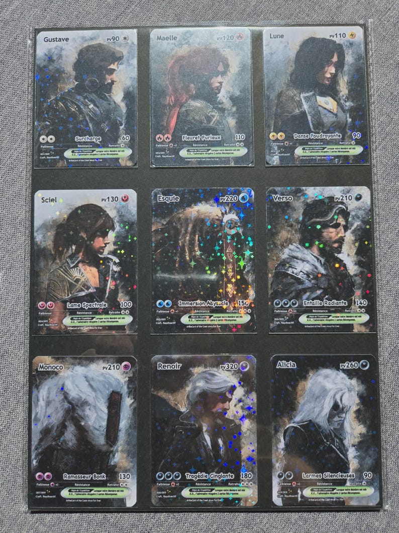 Clair Obscure Maps Expedition 33 - Painting Set - Etsy