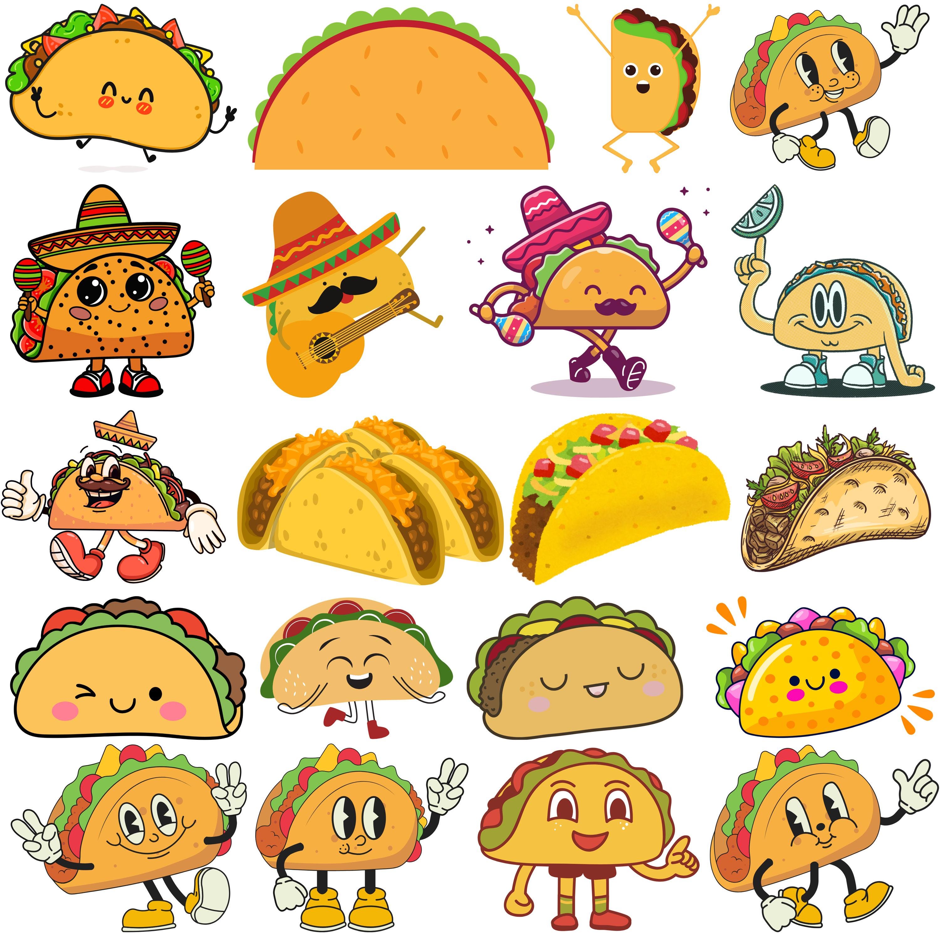 Taco SVG Bundle, Tacos SVG Files for Cricut, Tacos Cut File, Taco ...