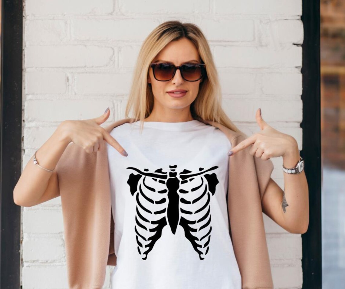 Skeleton Rib SVG Bundle, Rib Cage Svg, Skeleton Rib Cage SVG, Skeleton ...