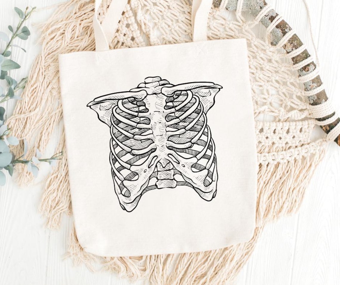 Skeleton Rib SVG Bundle, Rib Cage Svg, Skeleton Rib Cage SVG, Skeleton ...