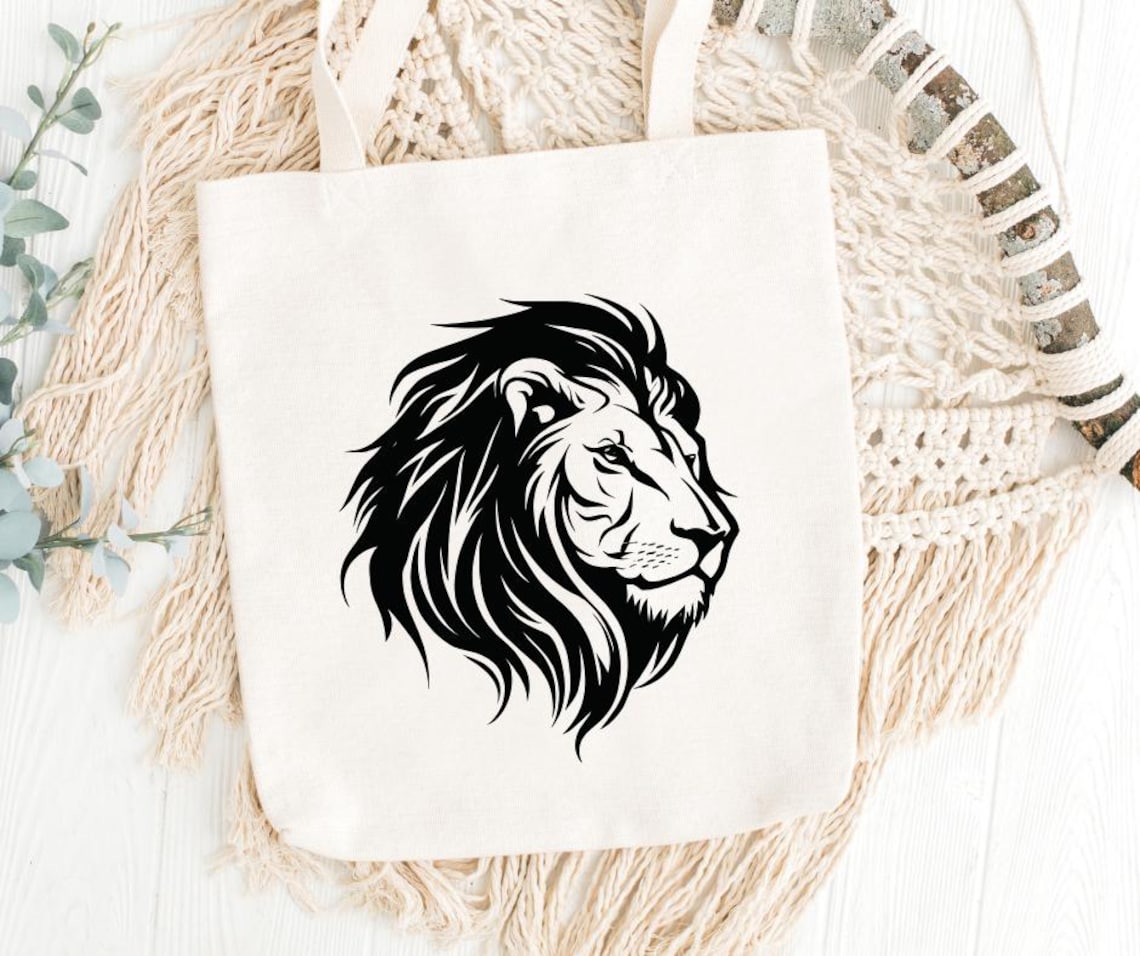 Löwe SVG-Bundle, Löwenkopf svg, Löwe-Silhouetten, Löwe Clipart, König ...