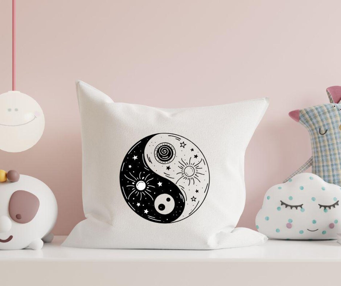 Yin Yang Svg Bundle, Yin Yang Clipart, Yang Cut Files, Yin and Yang ...