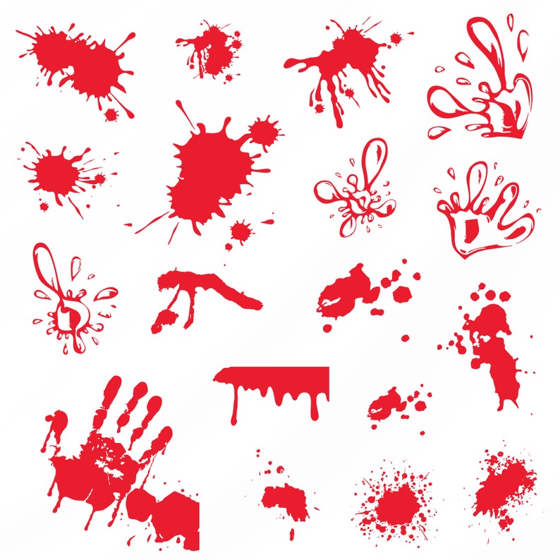 Blood Drips Bundle Svg Bundle Clipart Cricut Dripping Blood Bundle ...