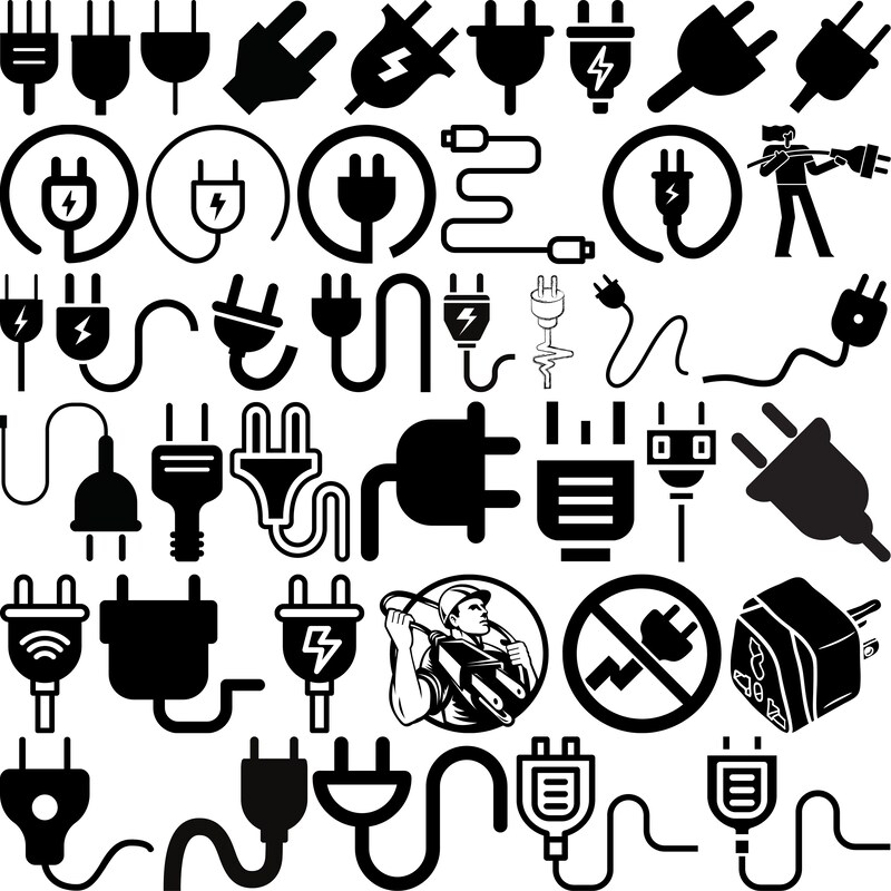 Plug Clipart - Etsy UK