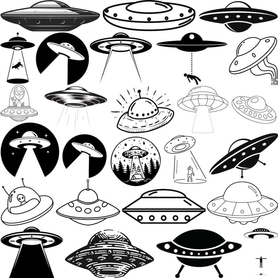 Ufo SVG Bundle, Ufo Svg, Aliens Dxf, Ufo Png,ufo Svg for Cricut, Alien ...