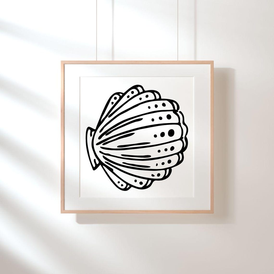 Seashell SVG Bundle, Seashell Clipart, Seashell SVG Cut Files for ...