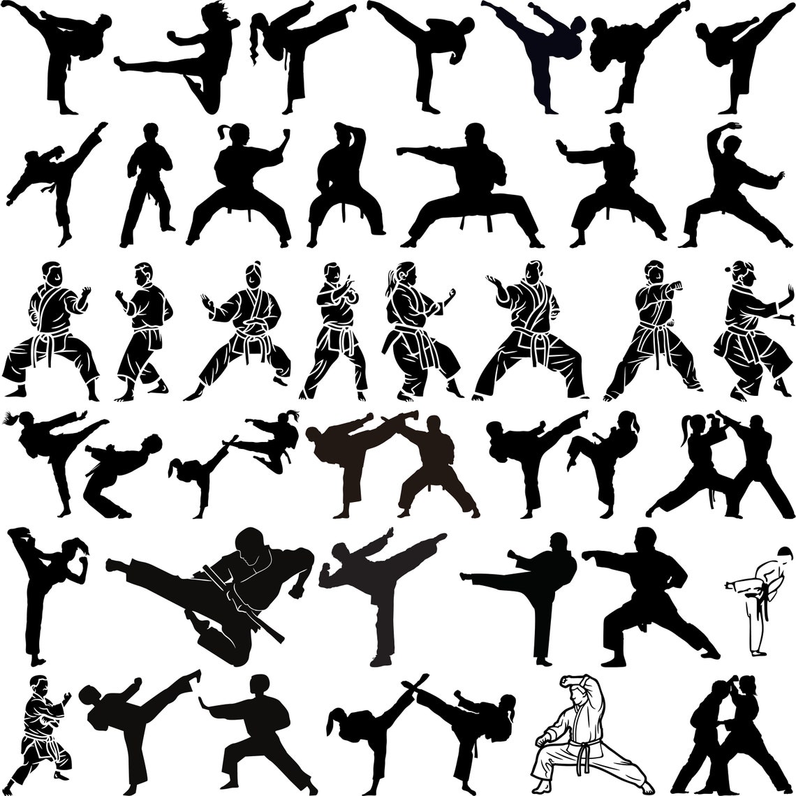 Karate SVG Bundle, Karate Man Svg, Karate Vector, Karate Cut Files ...