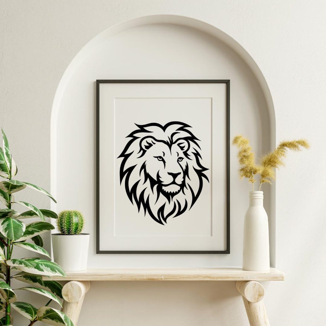 Löwe SVG-Bundle, Löwenkopf svg, Löwe-Silhouetten, Löwe Clipart, König ...