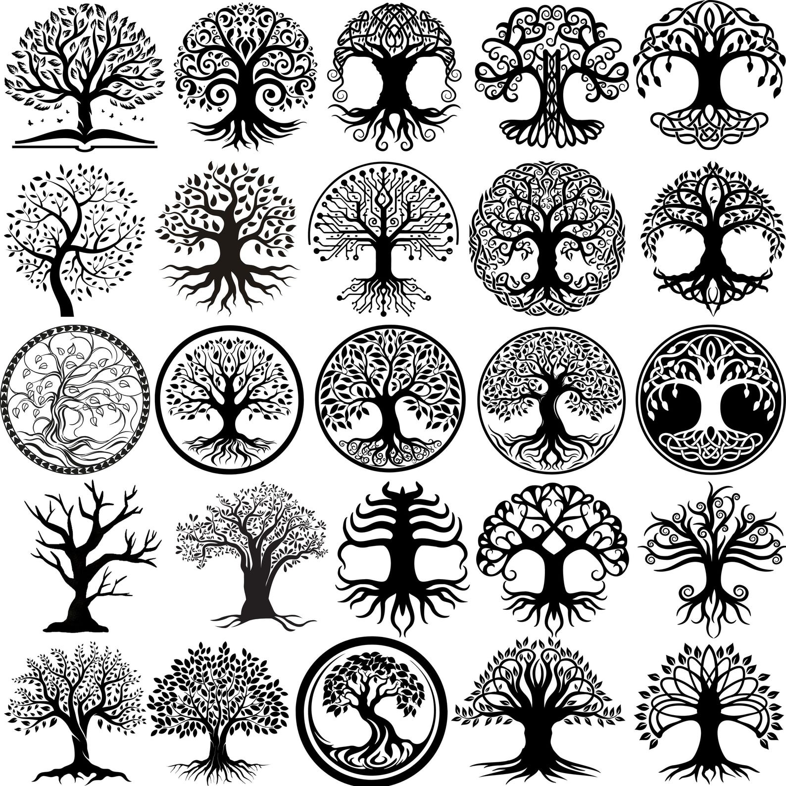 Tree of Life SVG Bundle, Tree of Life SVG Cut Files for Cricut, Celtic ...