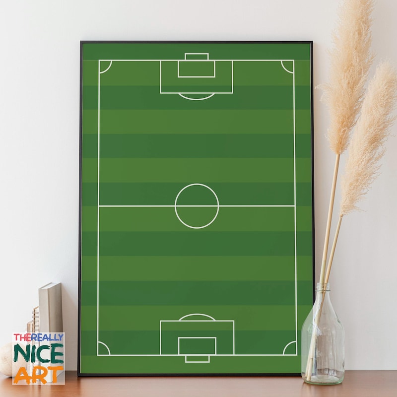The pitch in soccer - Etsy.de