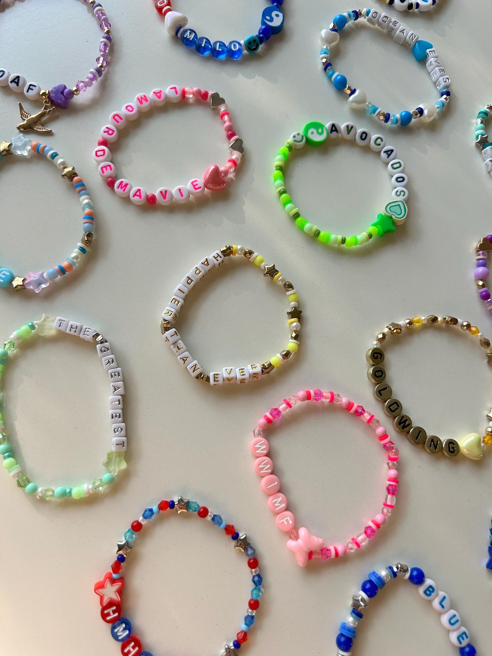 Custom Billie Eilish Hit Me Hard and Soft Tour Beaded Bracelets - Etsy