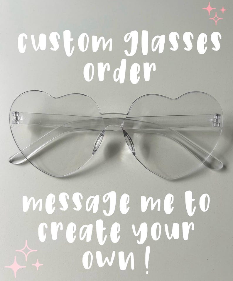 Custom Glasses Order - DO NOT PAY! Message Me!! - Etsy